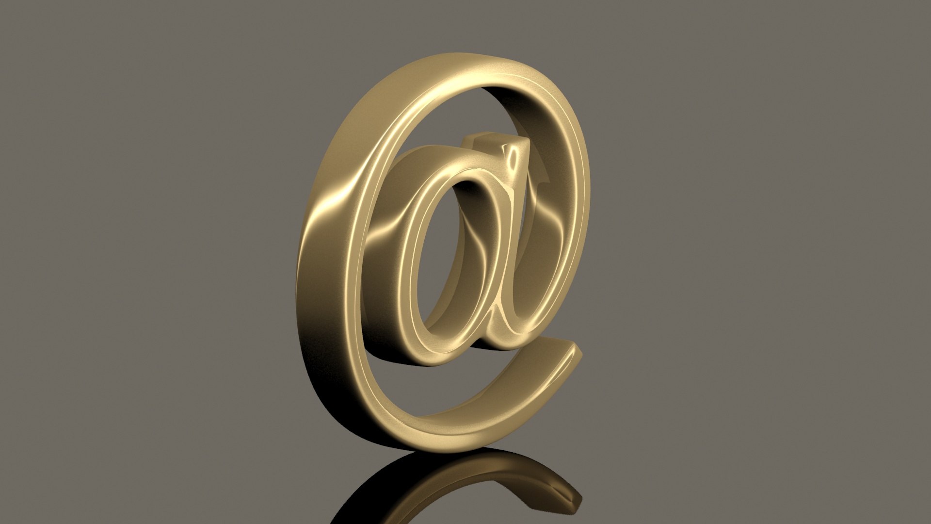 3D email symbol modeled model - TurboSquid 1306465