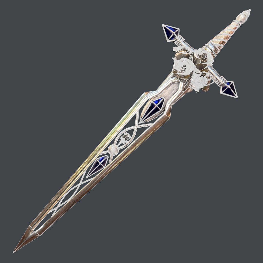 Fantasy Sword 21 3D Model - TurboSquid 1560671