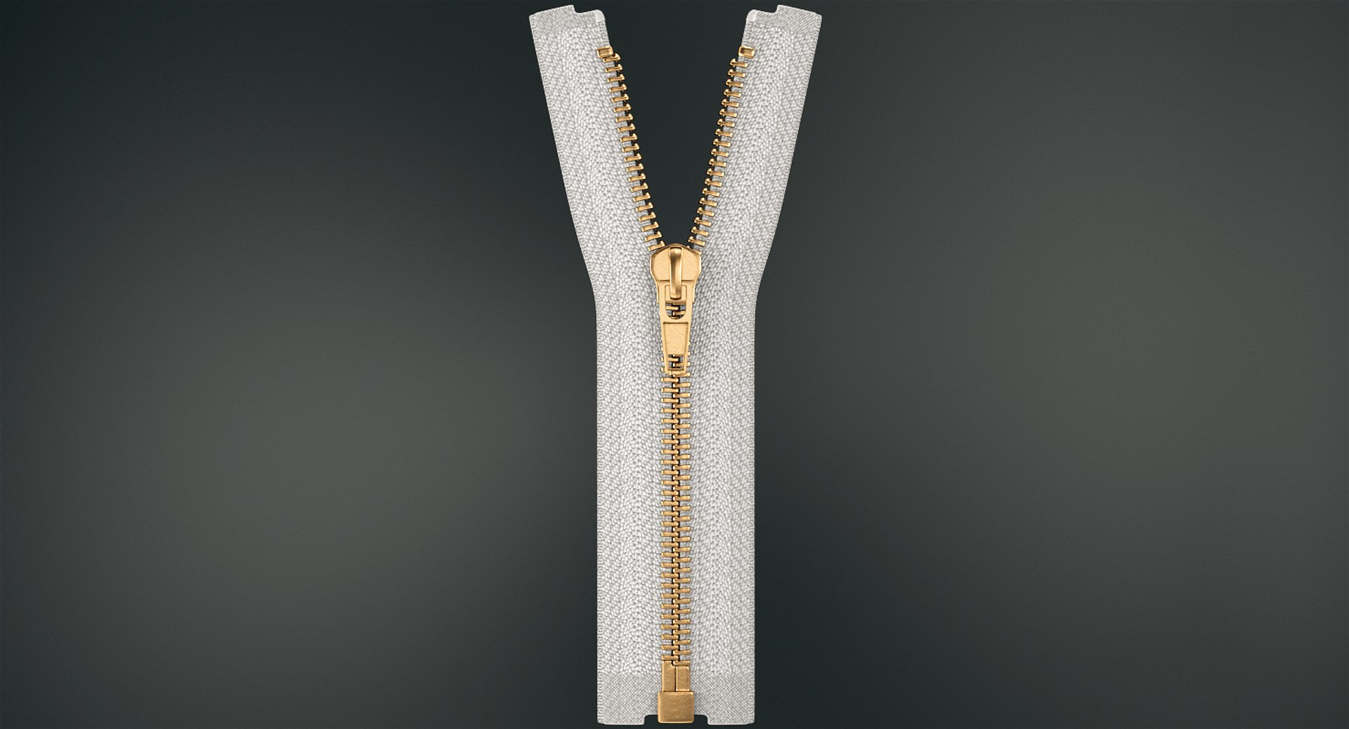 3D Metal Zipper Model - TurboSquid 1249654