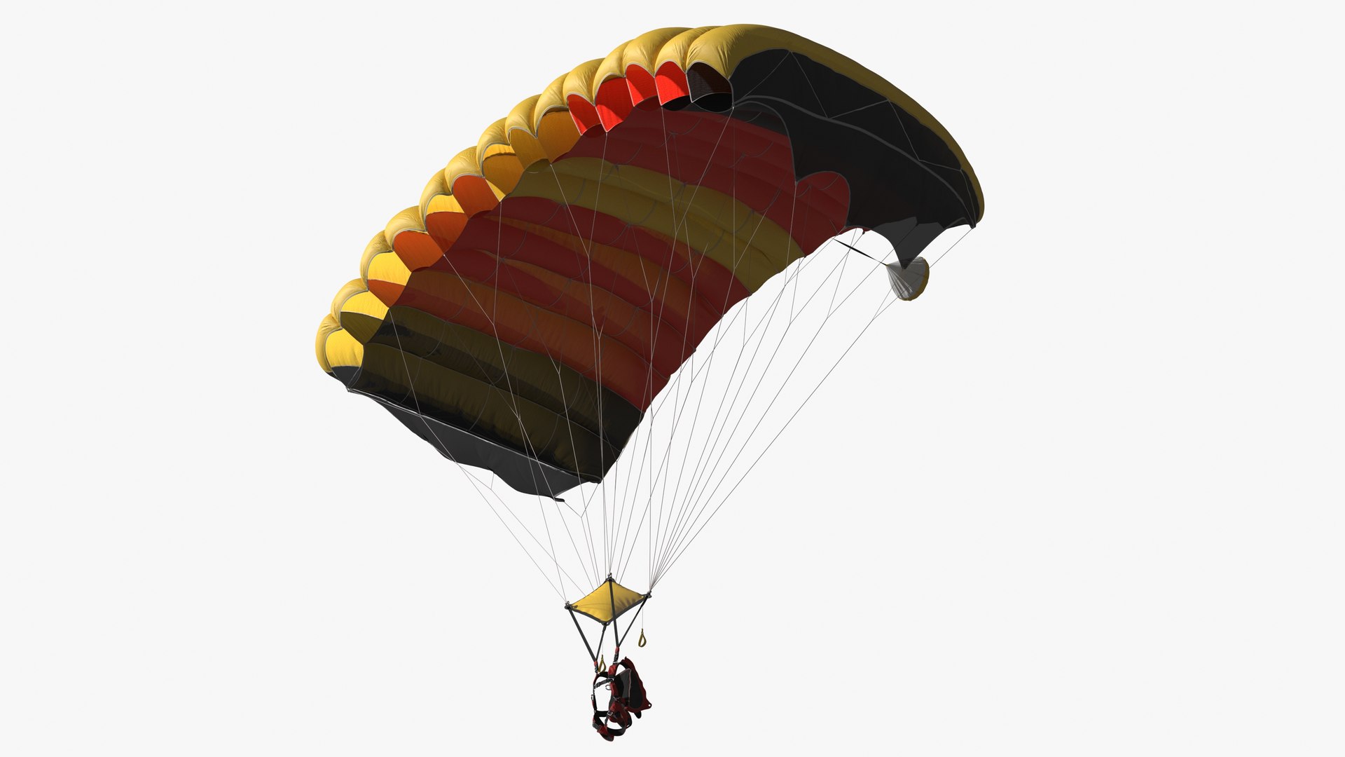 Parachute 3D Model - TurboSquid 1568074