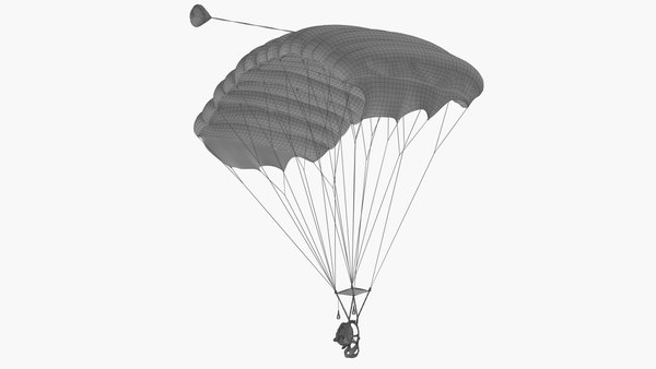 Parachute 3D model - TurboSquid 1568074