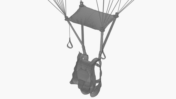 Parachute 3D model - TurboSquid 1568074