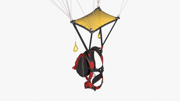 Parachute 3D model - TurboSquid 1568074