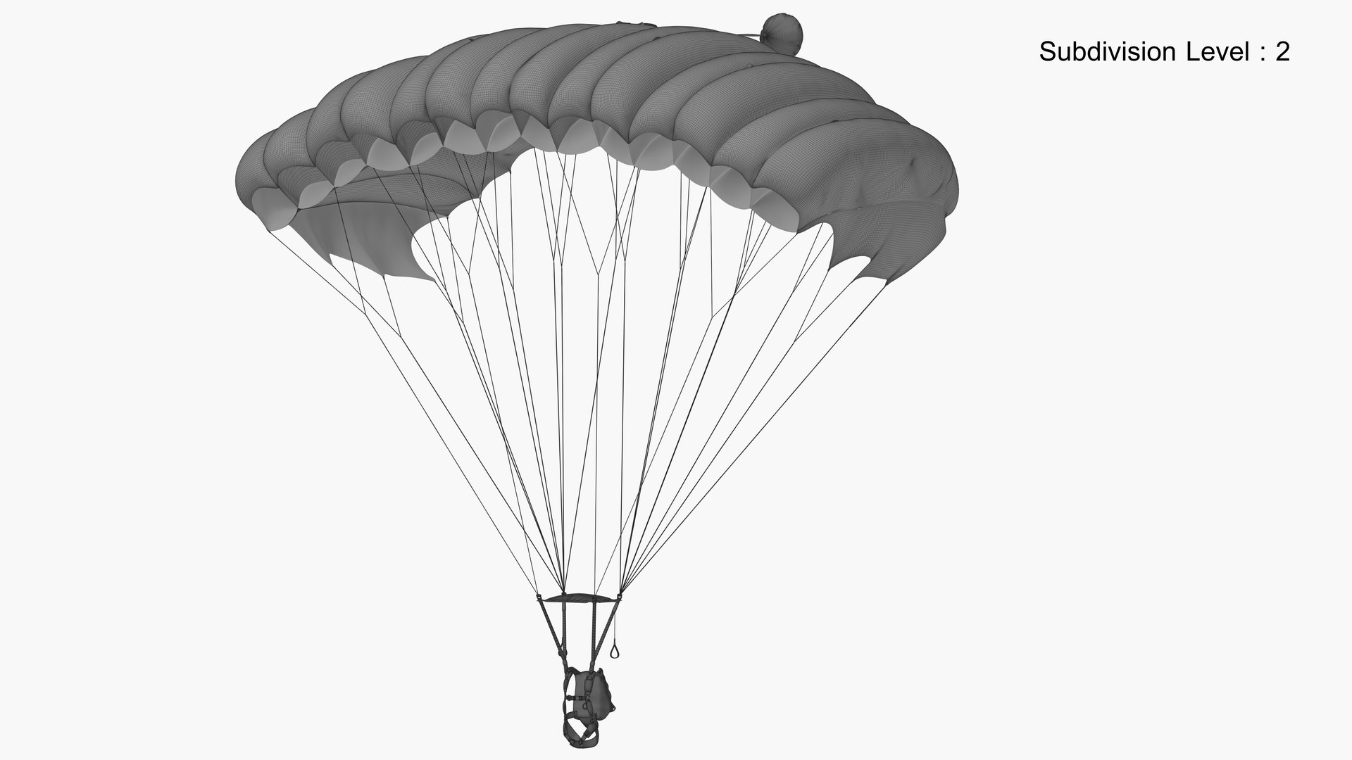 Parachute 3D Model - TurboSquid 1568074