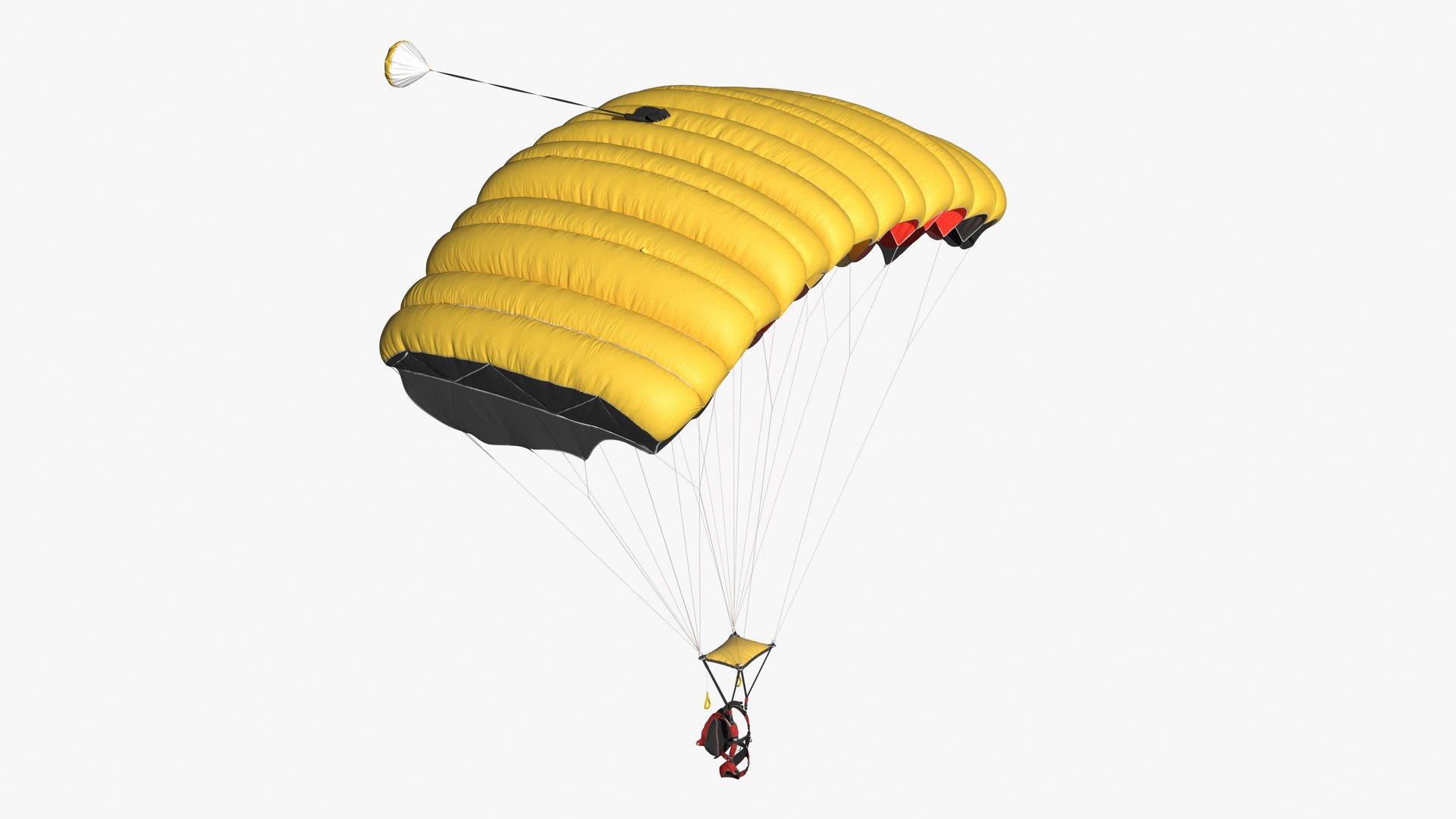 Parachute 3D Model - TurboSquid 1568074