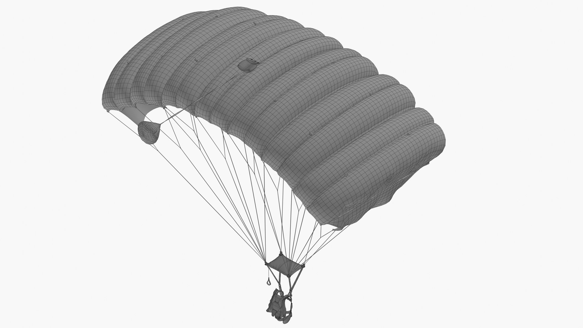 Parachute 3D Model - TurboSquid 1568074