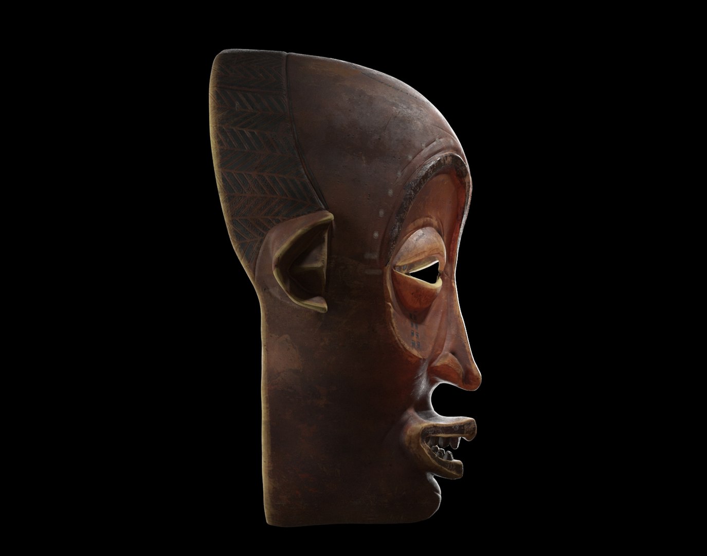 Mwana Pwo - African Chokwe Mask 3D - TurboSquid 2315420