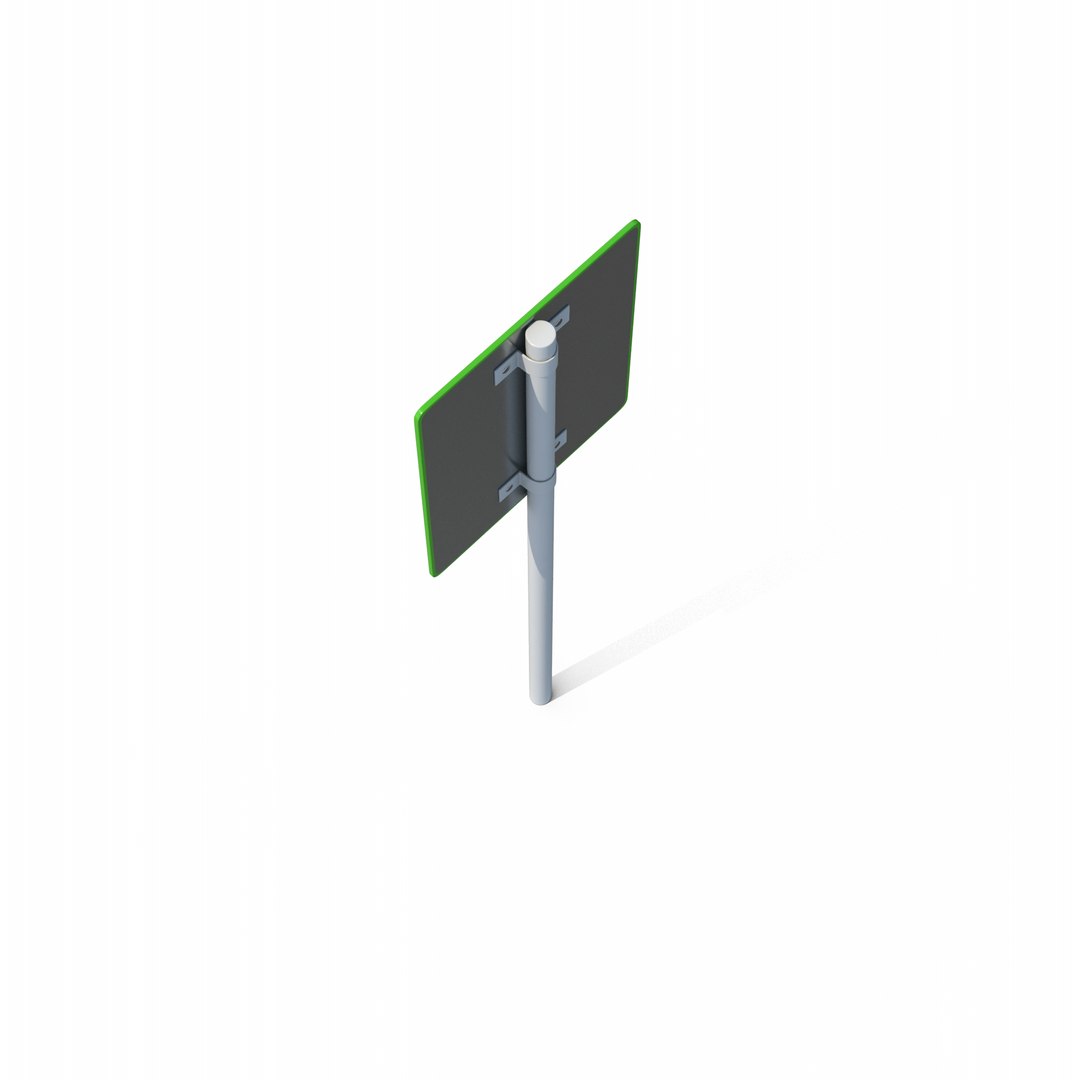 The End Of Expressway Road Sign 3D model - TurboSquid 2082452