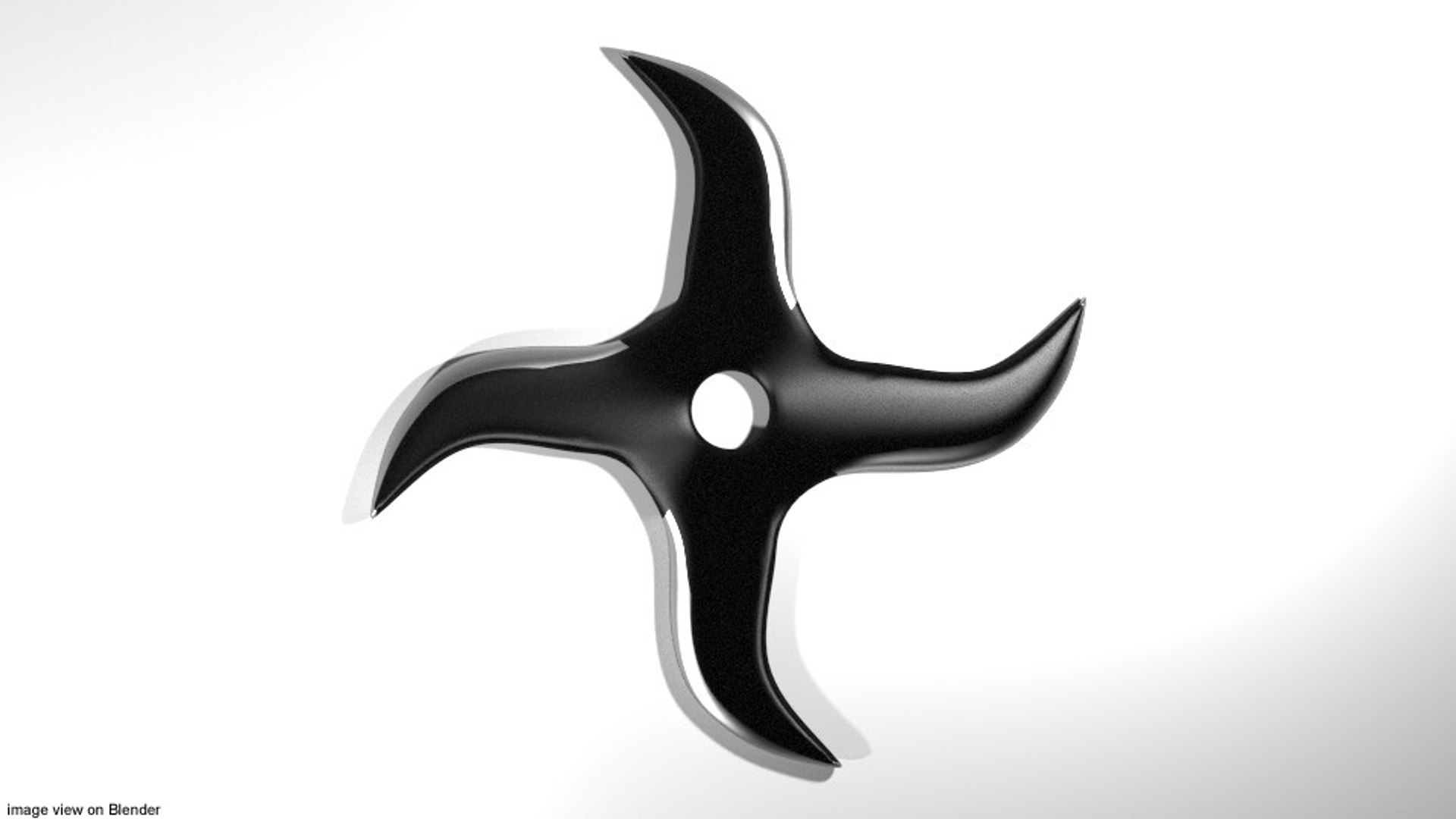 3D Model Throw Star - TurboSquid 1276681