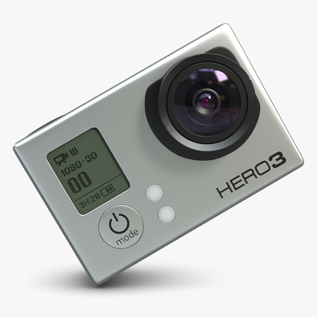 Action Camera Gopro 3 3d Model