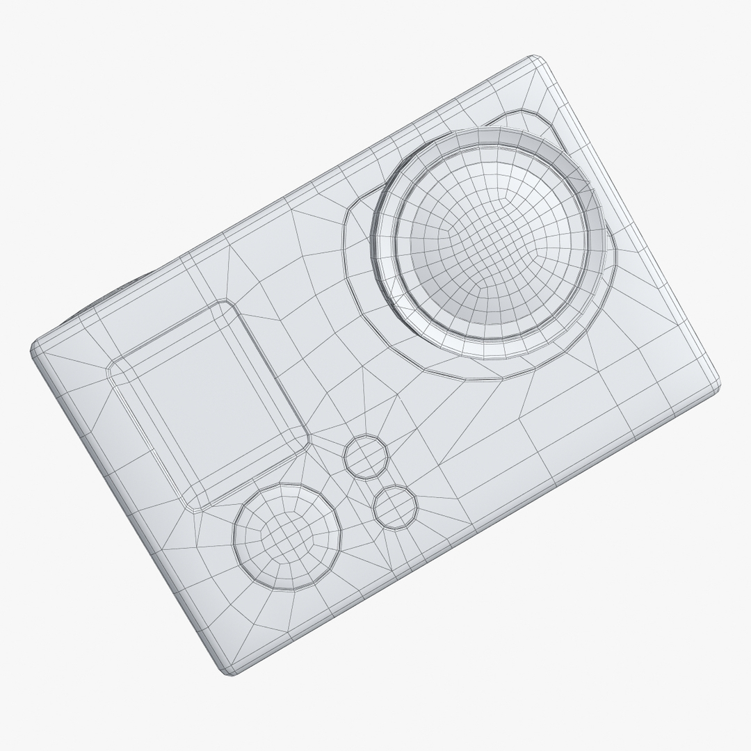 Action Camera Gopro 3 3d Model
