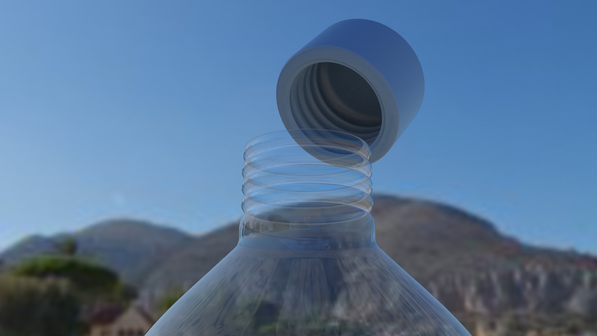 Water Bottle 3D Model - TurboSquid 1745578