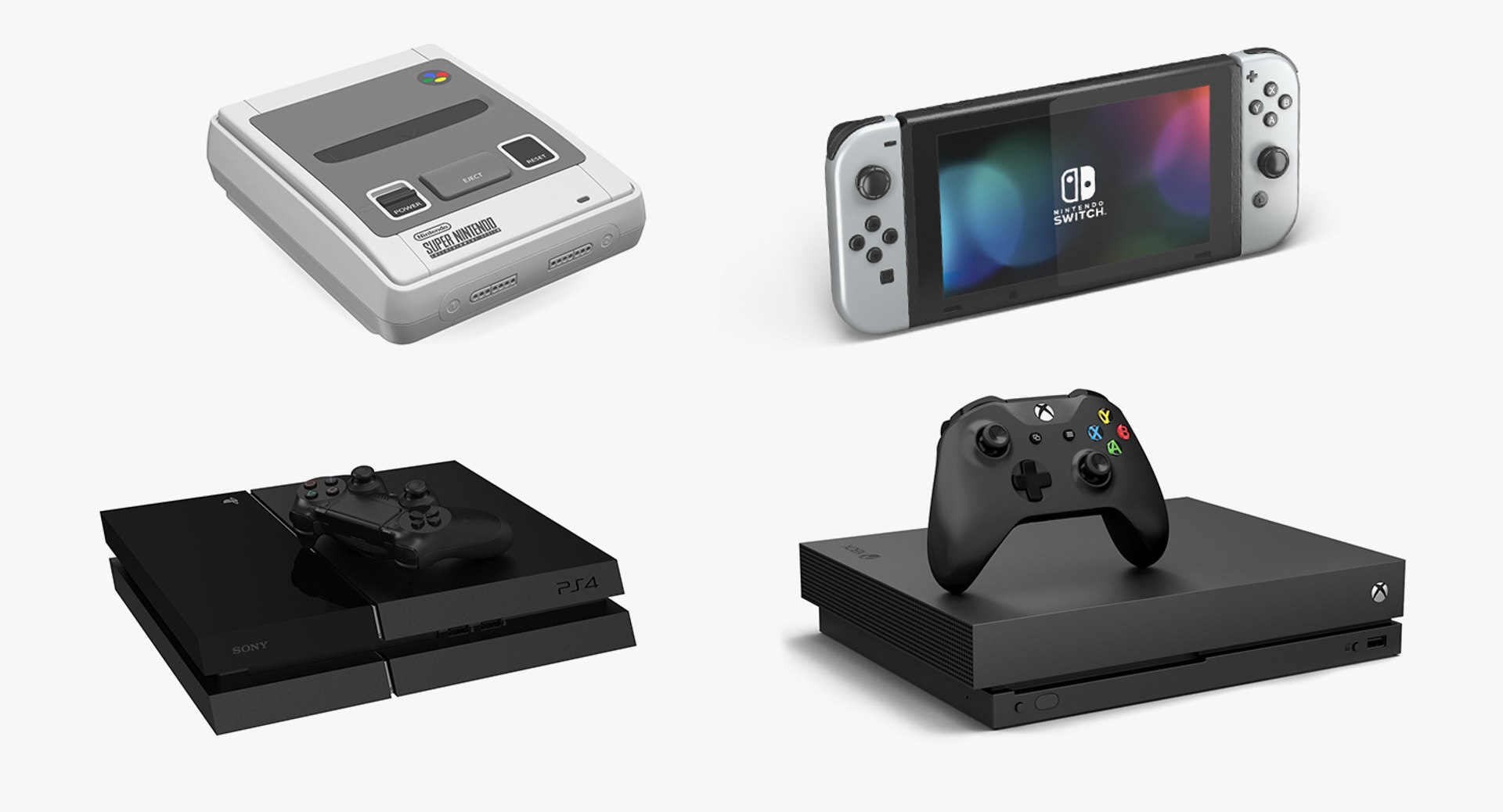 3D model consoles 2 gaming - TurboSquid 1589682