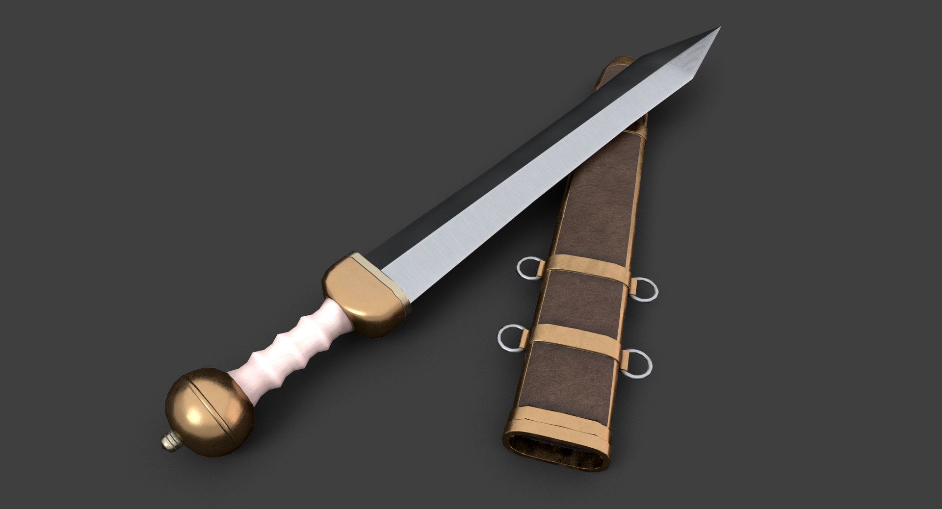 3D Model Roman Gladius - TurboSquid 1390781