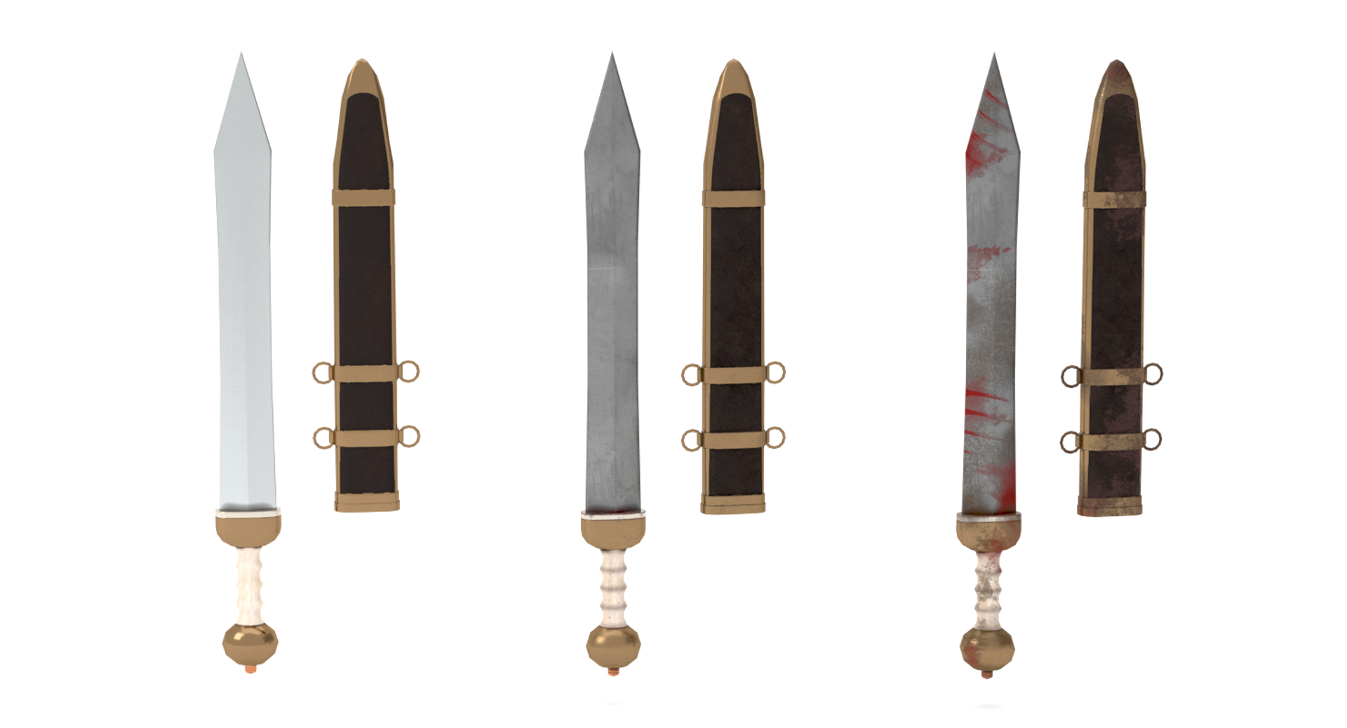 3D Model Roman Gladius - TurboSquid 1390781
