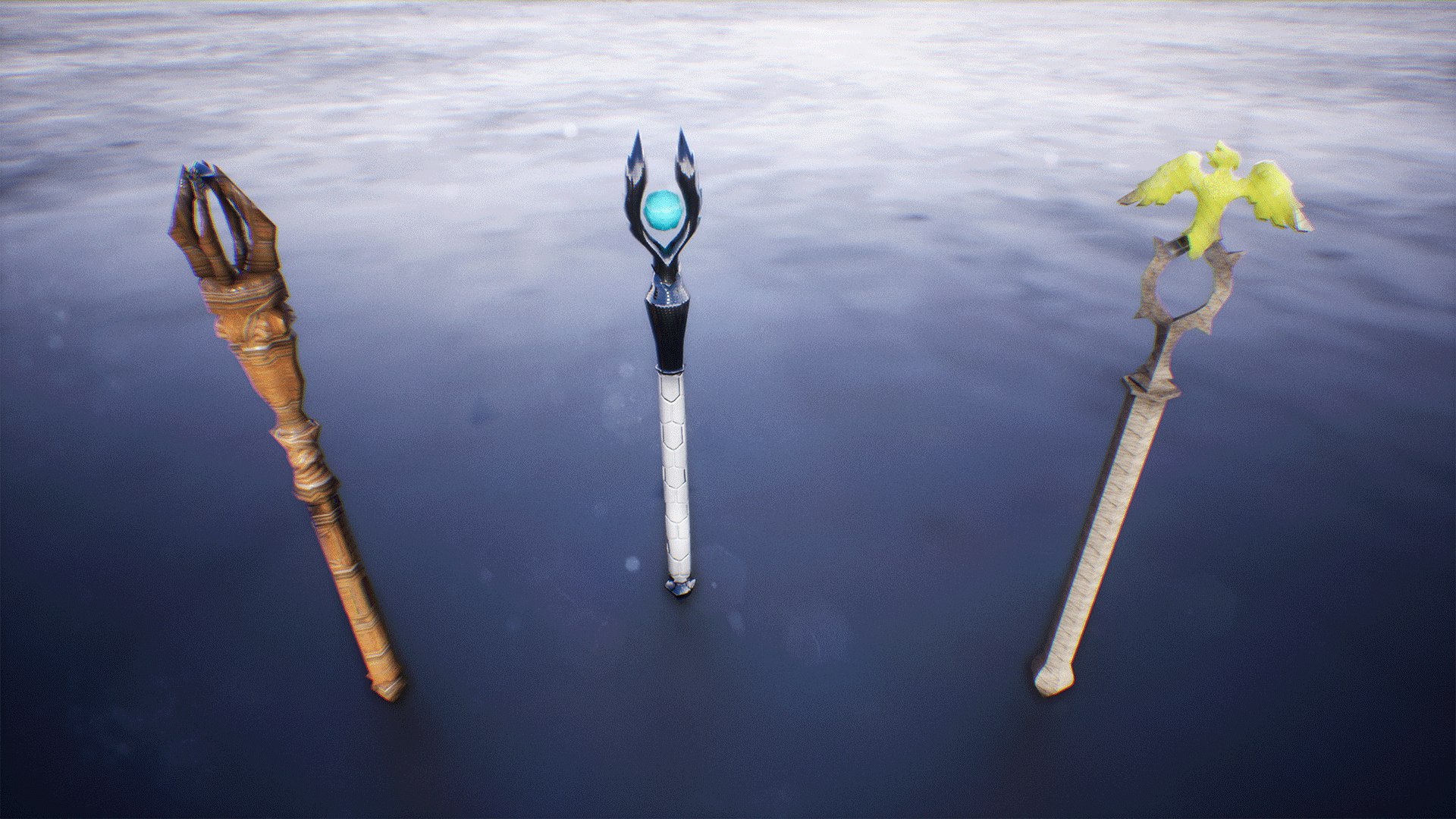 3D Wizard Staffs 15 Assets Model - TurboSquid 1984282