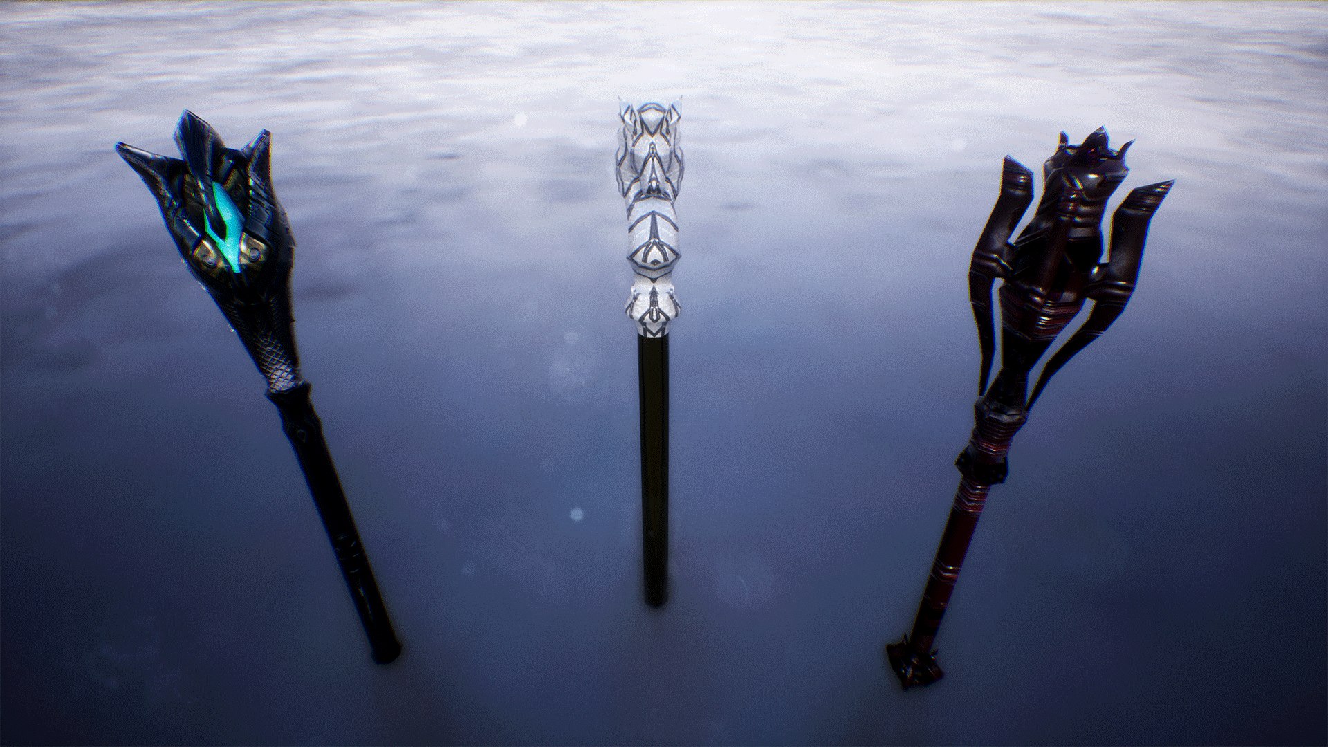 3D Wizard Staffs 15 Assets Model - TurboSquid 1984282