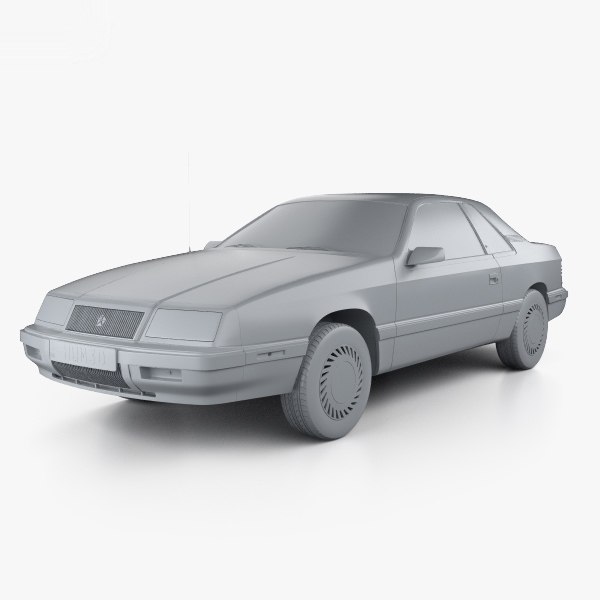 3D chrysler lebaron 1987 - TurboSquid 1508189