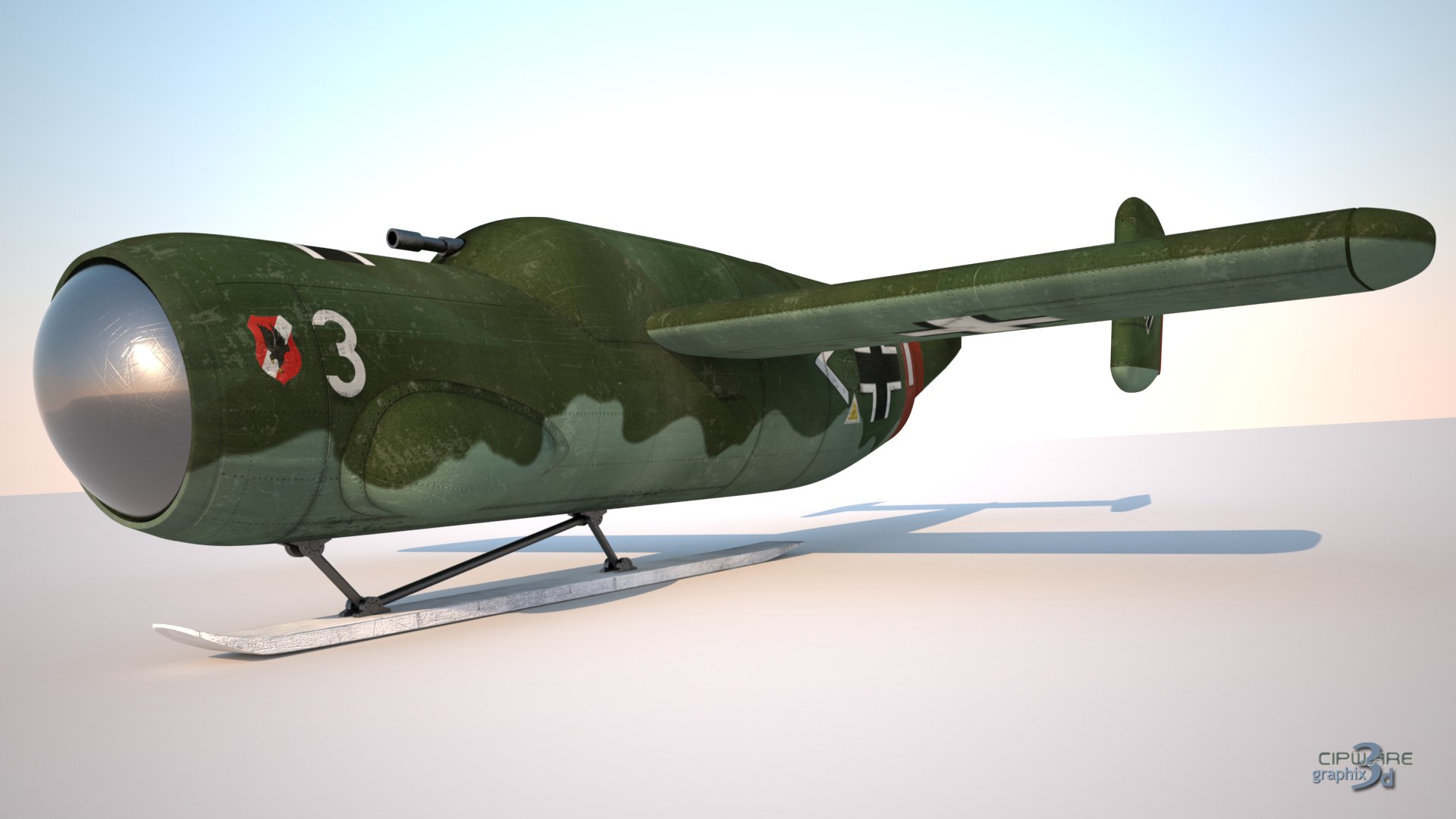 Arado E 381 Fighter 3D Model - TurboSquid 1551729