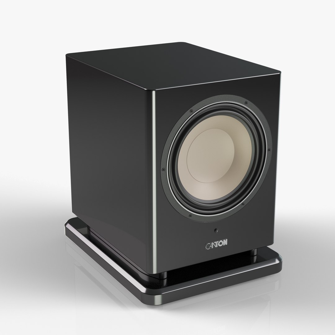 3D Canton Reference Sub 50K Piano Gloss Black - TurboSquid 2114140