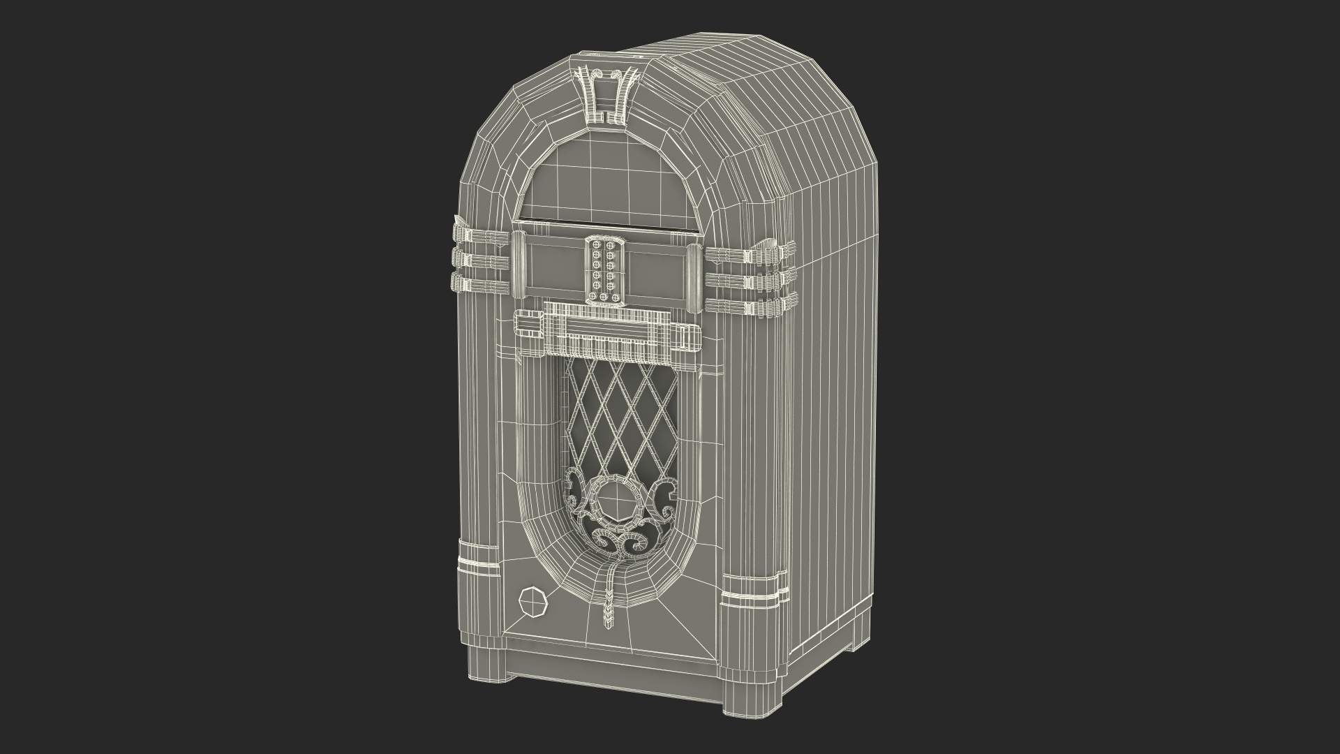 3D Vintage Jukebox Machine - TurboSquid 2189661
