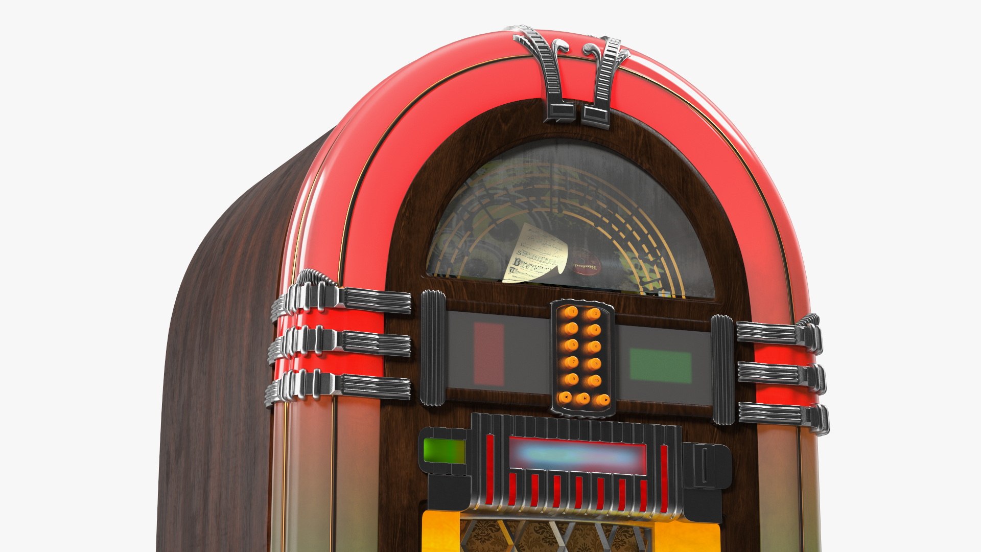 3D Vintage Jukebox Machine - TurboSquid 2189661