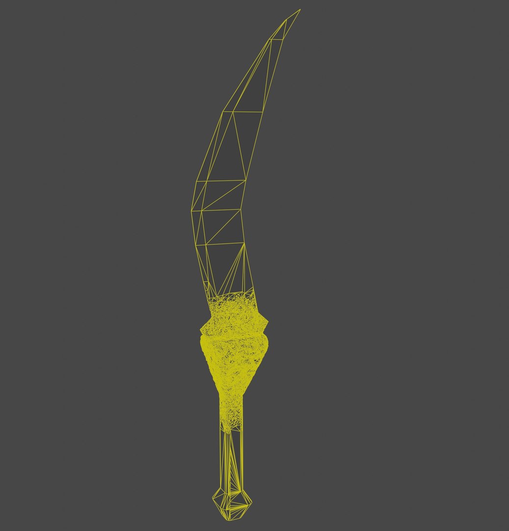 Ancient Mysterious Dagger Model - TurboSquid 1956346