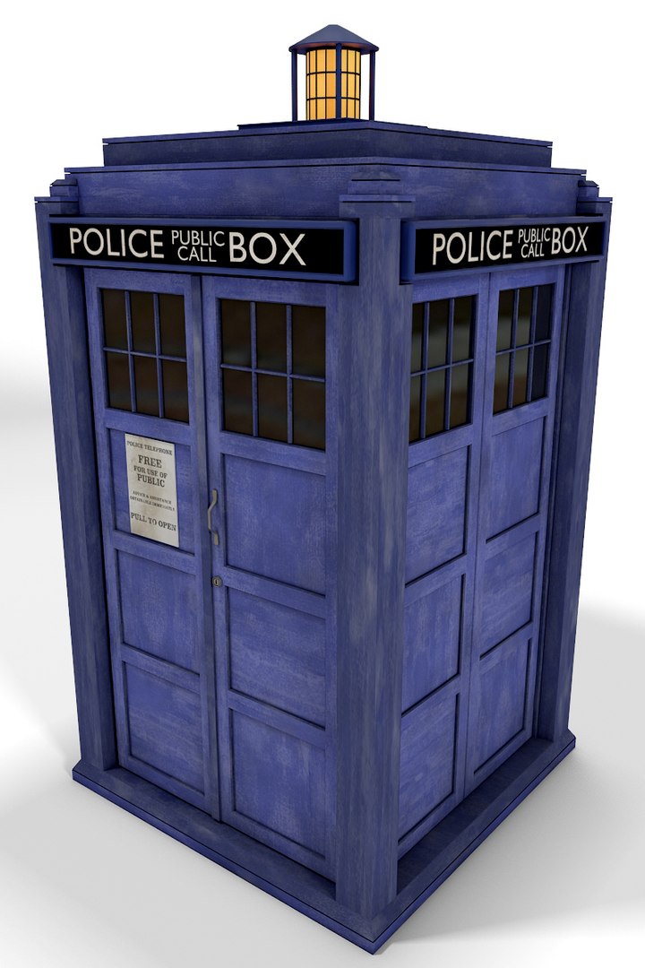 Tardis 3d Max
