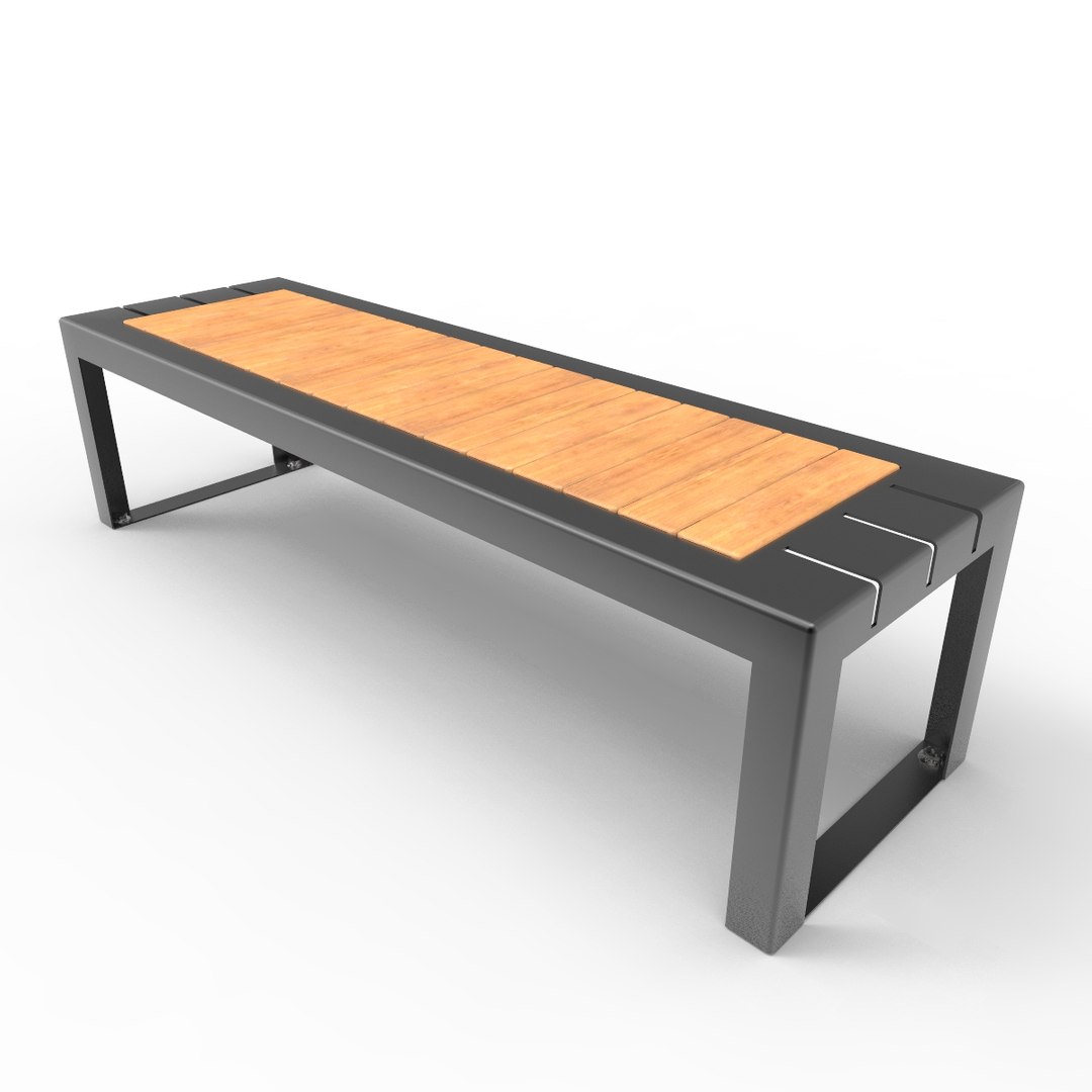 Contemporary Bench Obj