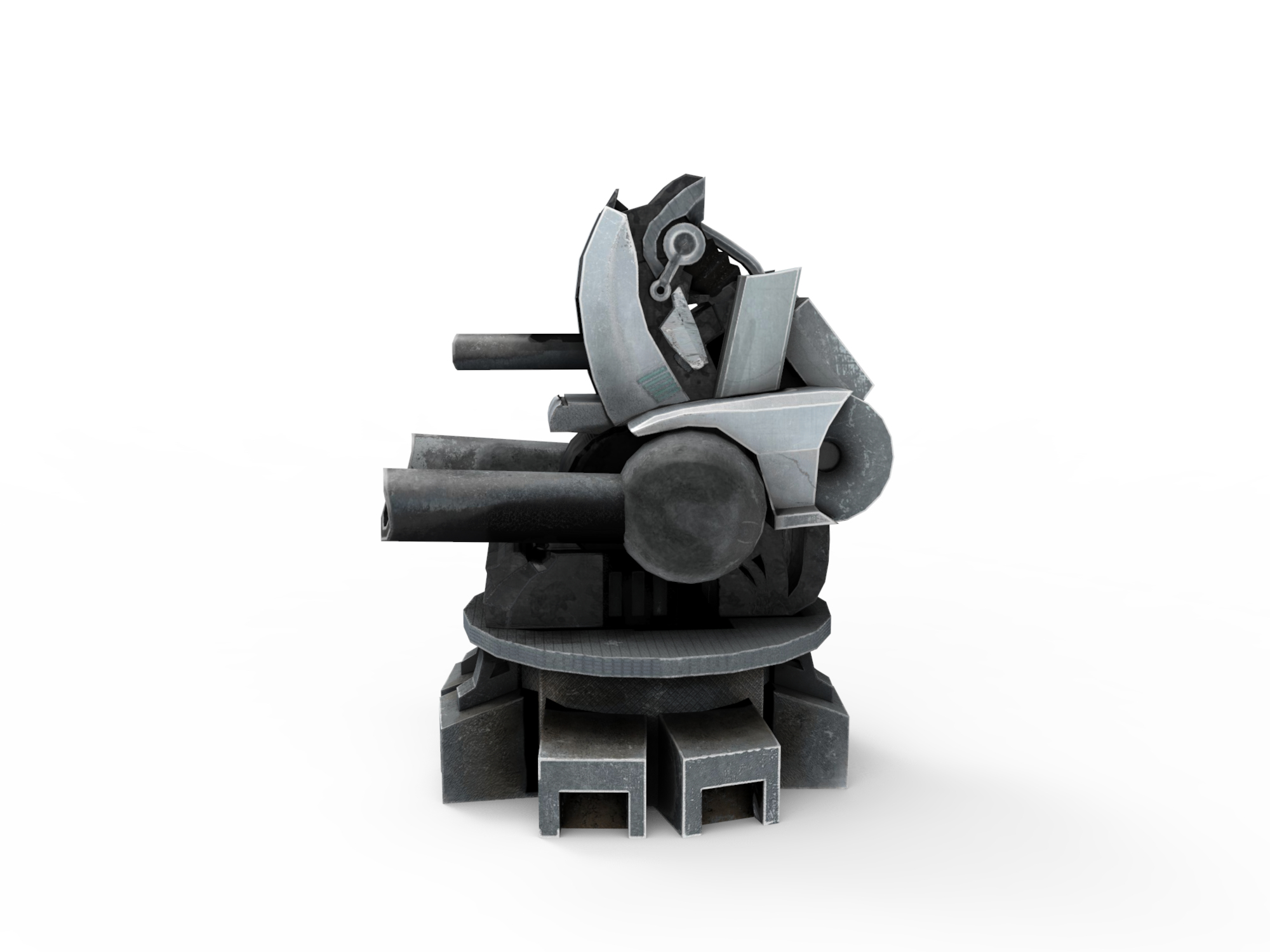 3D turret games ar - TurboSquid 1603424