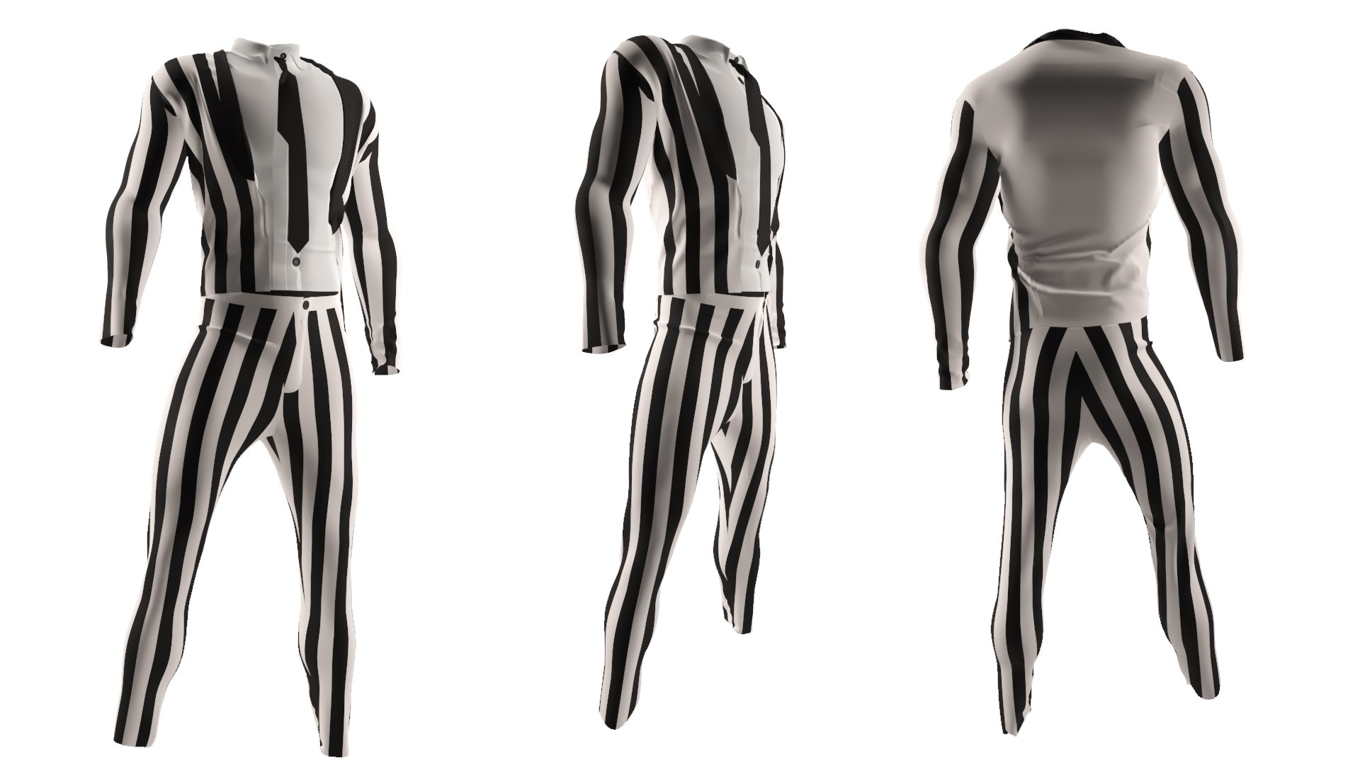 3D Beetlejuice Suit Model - TurboSquid 2286277