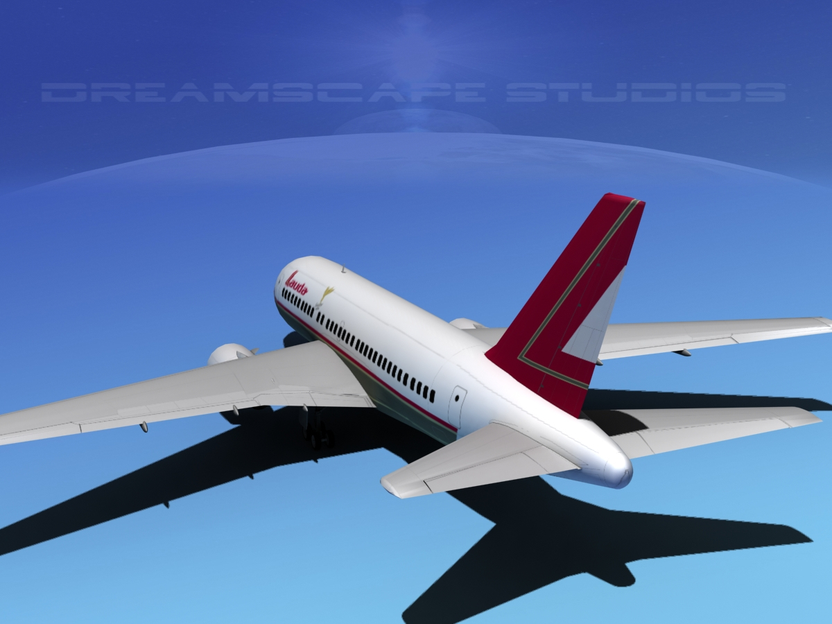 3d model of boeing 767 767-100