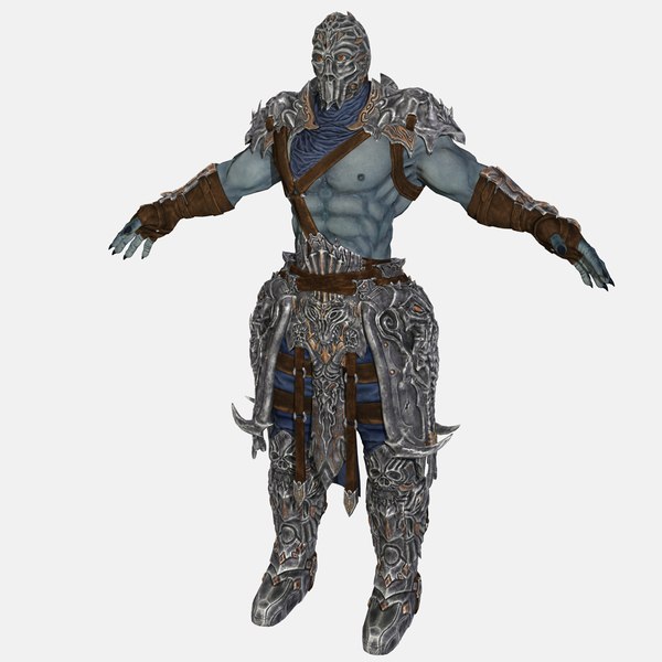 warrior armor 3d model