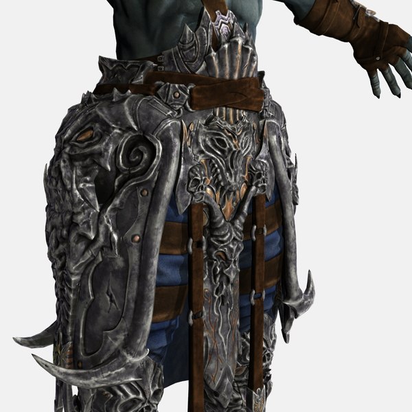 warrior armor 3d model