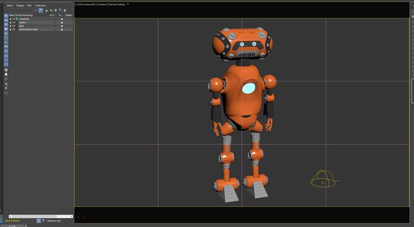 modelo 3d Science fiction robot - TurboSquid 1983267