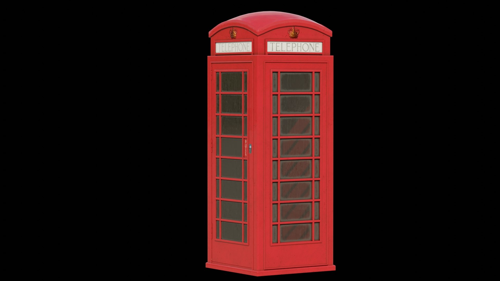 London Red Telephone Booth 3D Model - TurboSquid 2123356