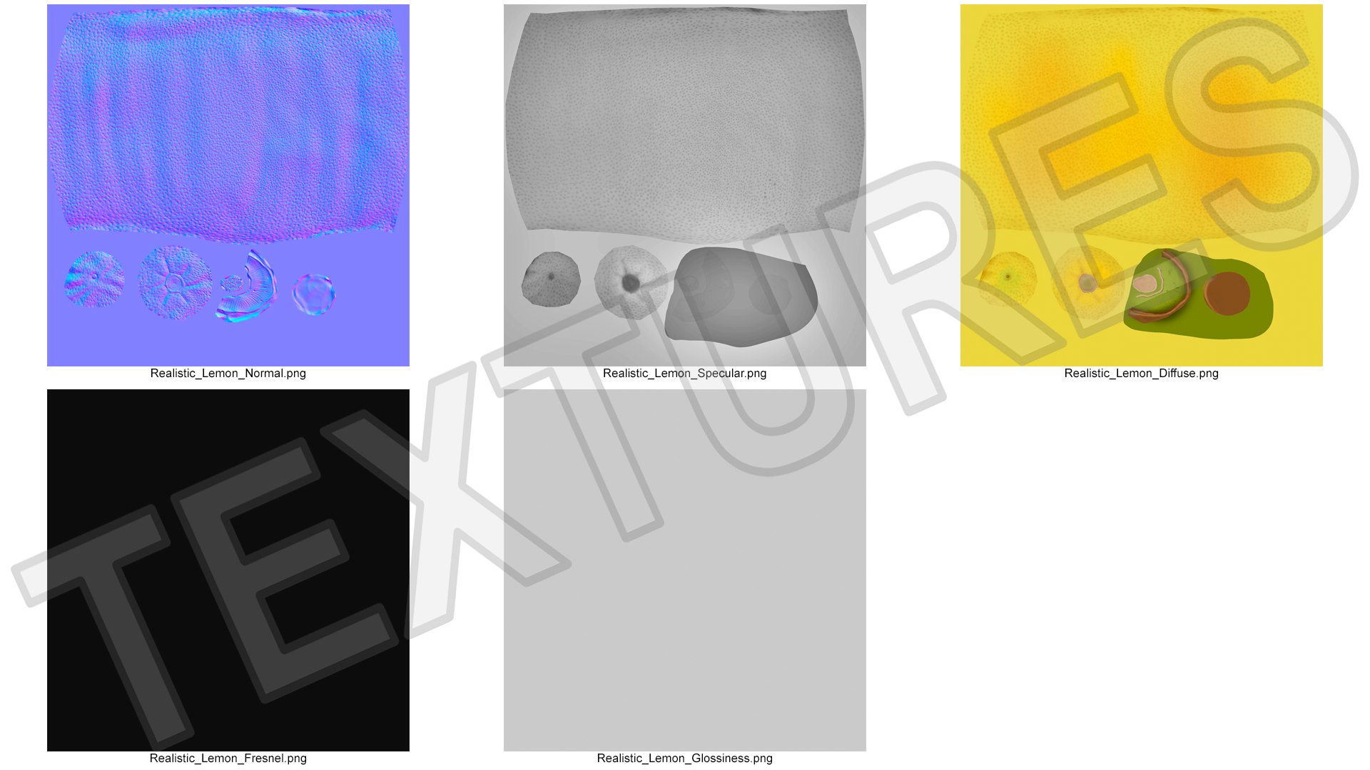 3D Realistic Lemon Model - TurboSquid 2238851