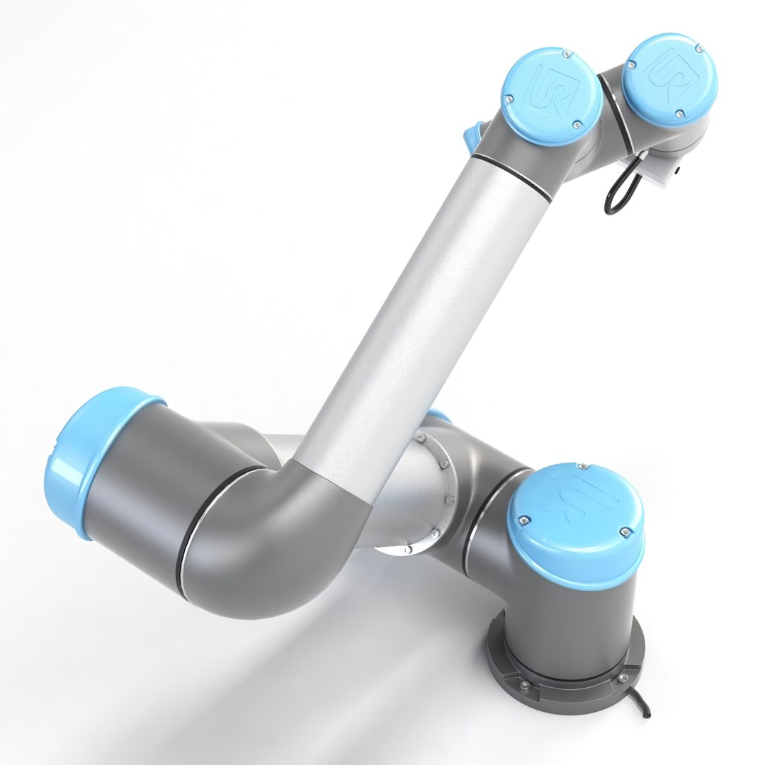 3D Model UR10 With 03 Hrc Zimmer Group Collaborative Gripper ...