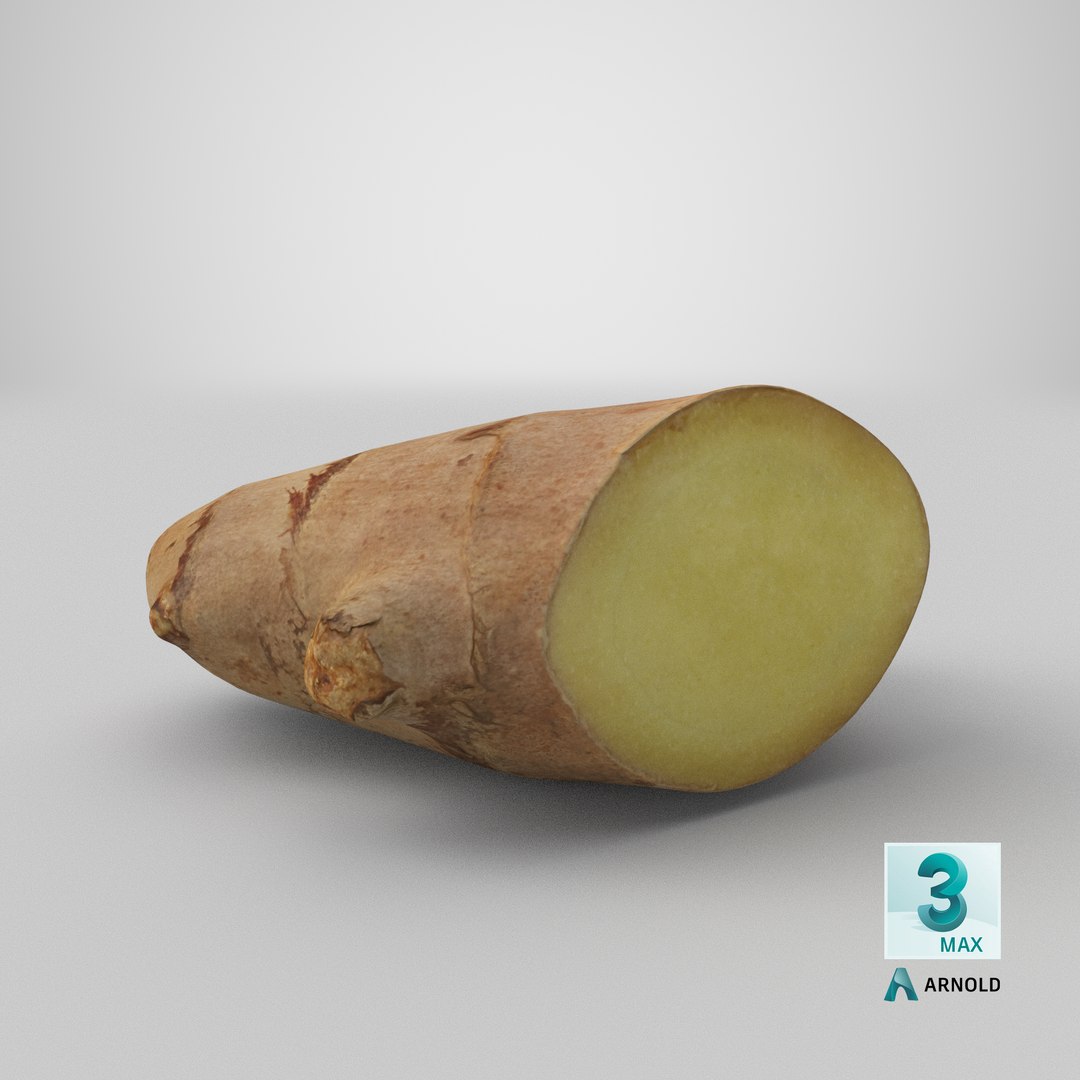 Cut Ginger 3D Model - TurboSquid 1706653