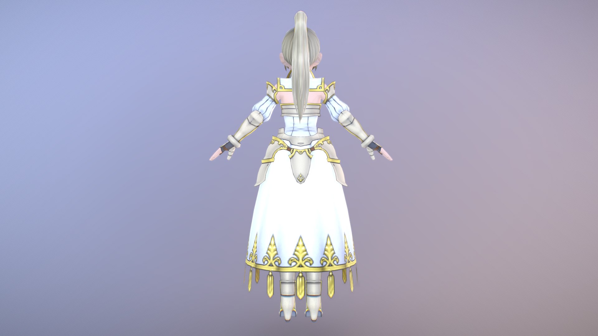 3D Model Anlucia Brave Armor - Dragon Quest - TurboSquid 2247942