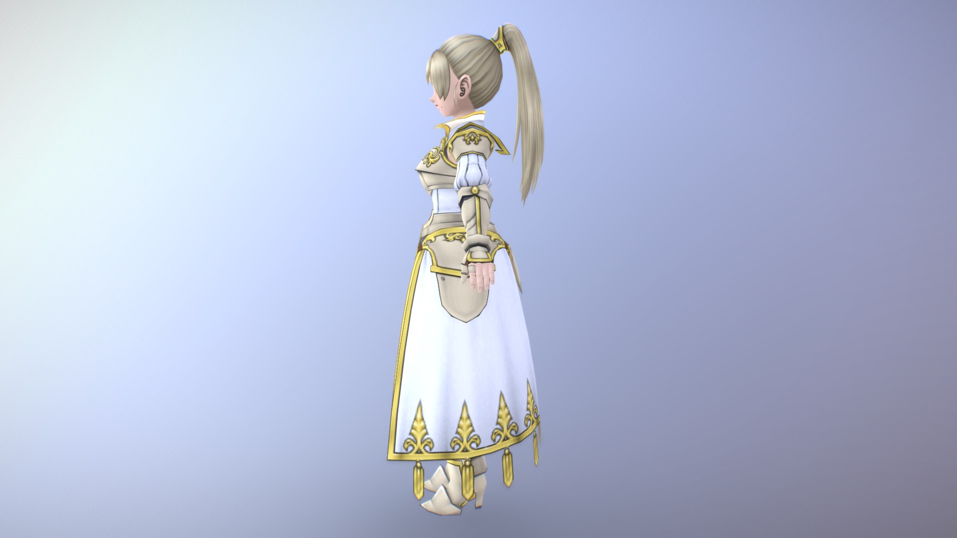 3D Model Anlucia Brave Armor - Dragon Quest - TurboSquid 2247942