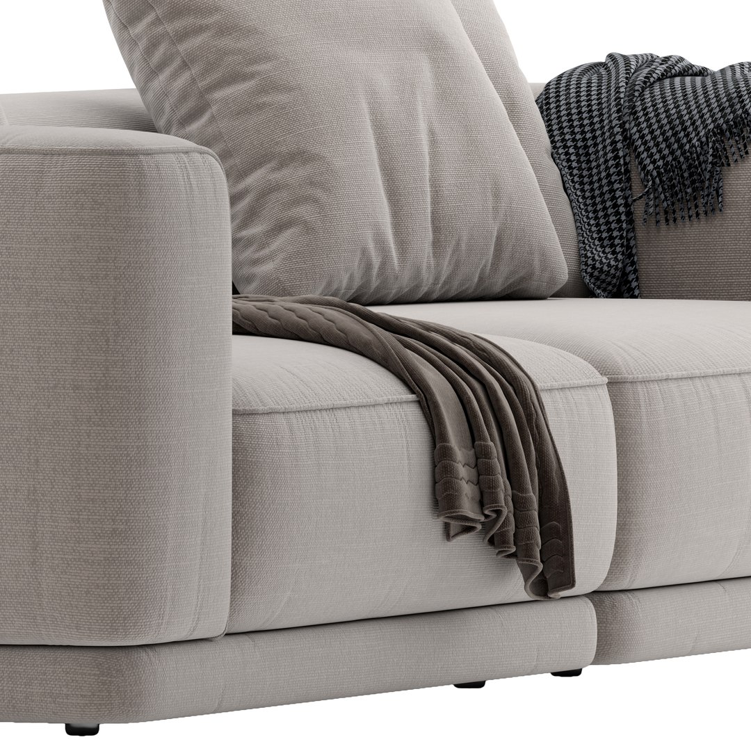 Straight sofa Cute 3D model - TurboSquid 2167957