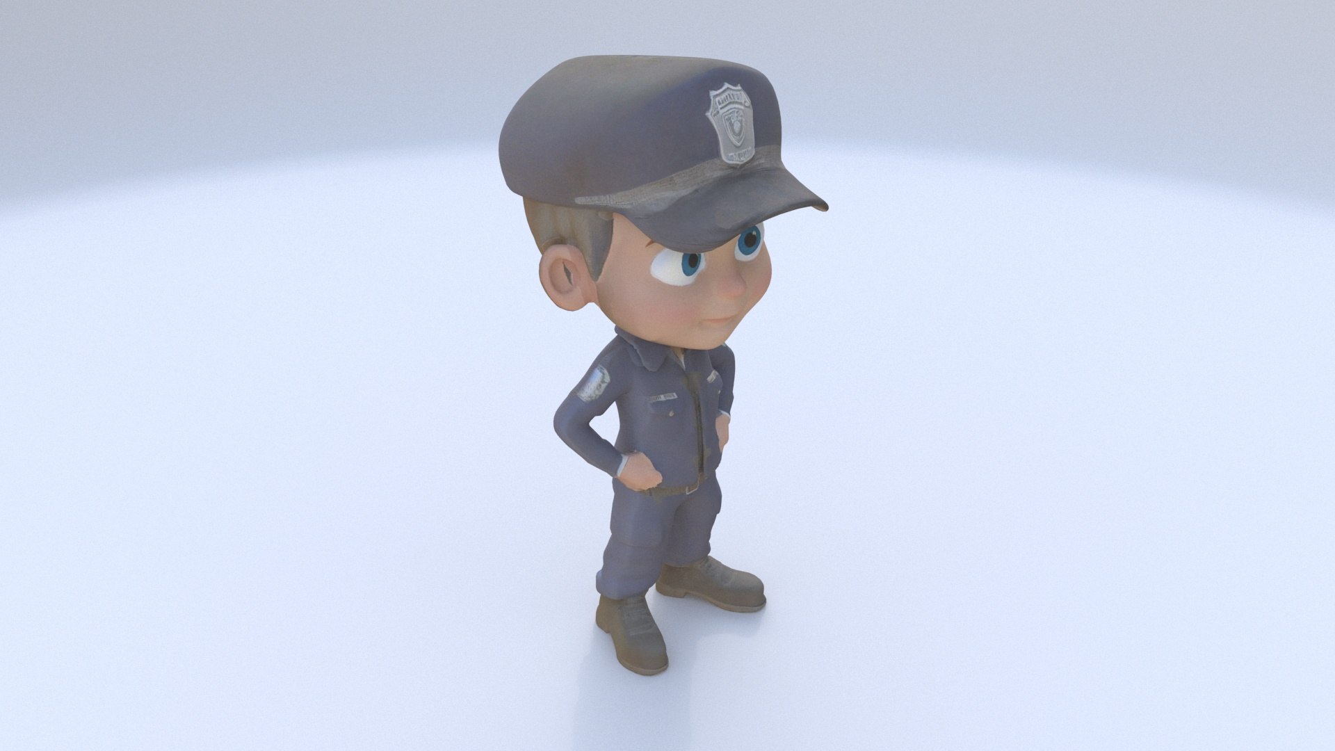 3D Model Security Guard Male - TurboSquid 2333496