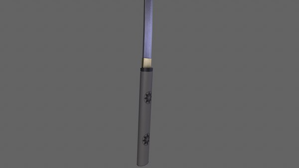 PBR Katana Japanese Sword Grey V3 3D model - TurboSquid 1820176