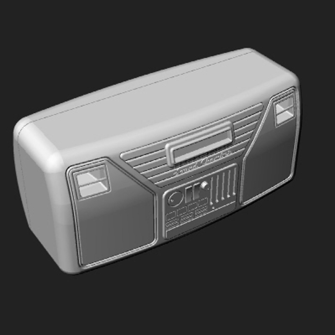 Radio 3d Model