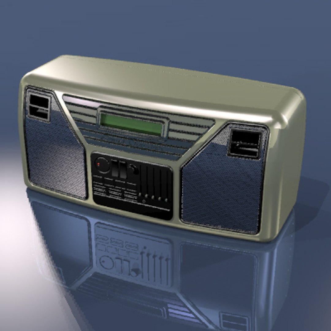 Radio 3d Model