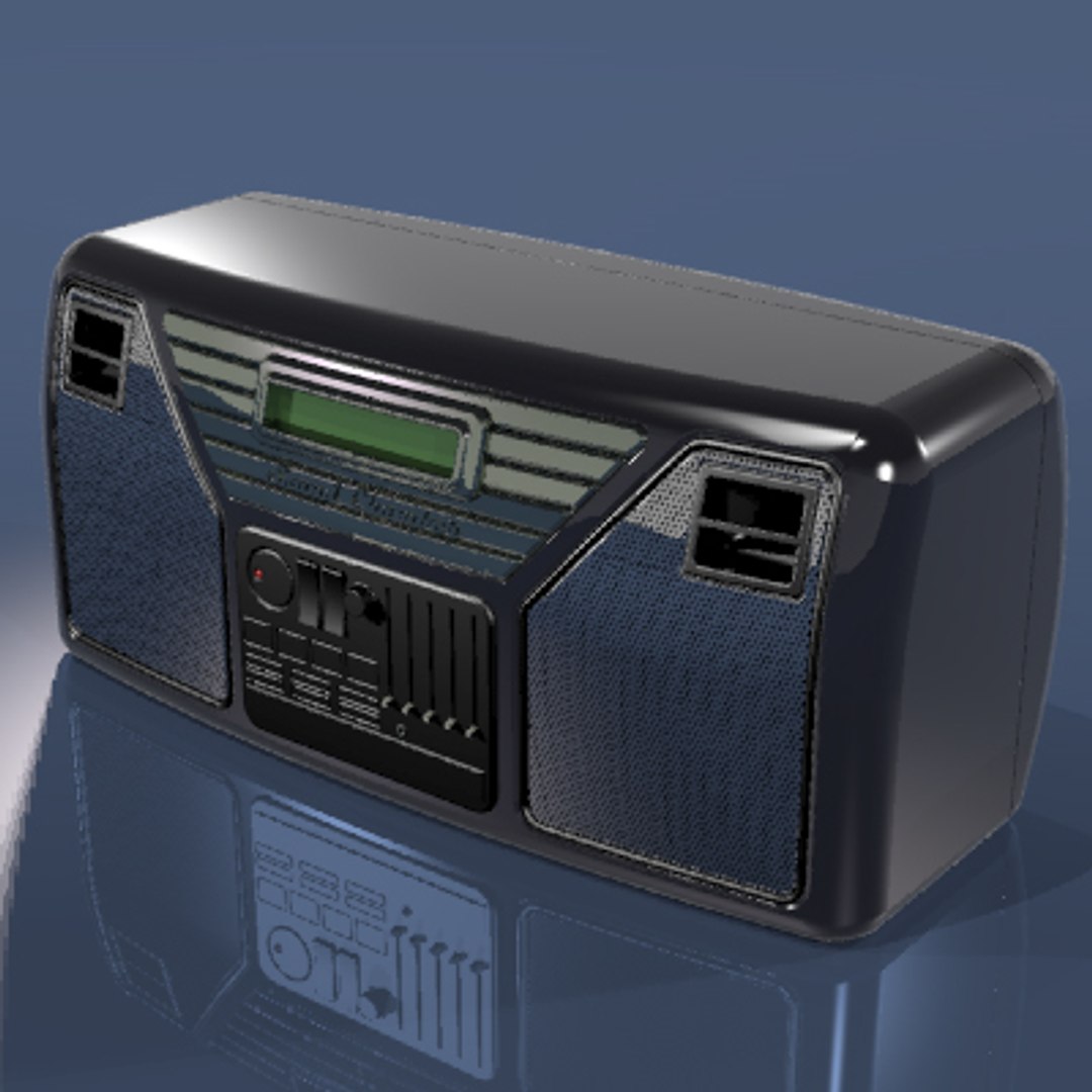 Radio 3d Model
