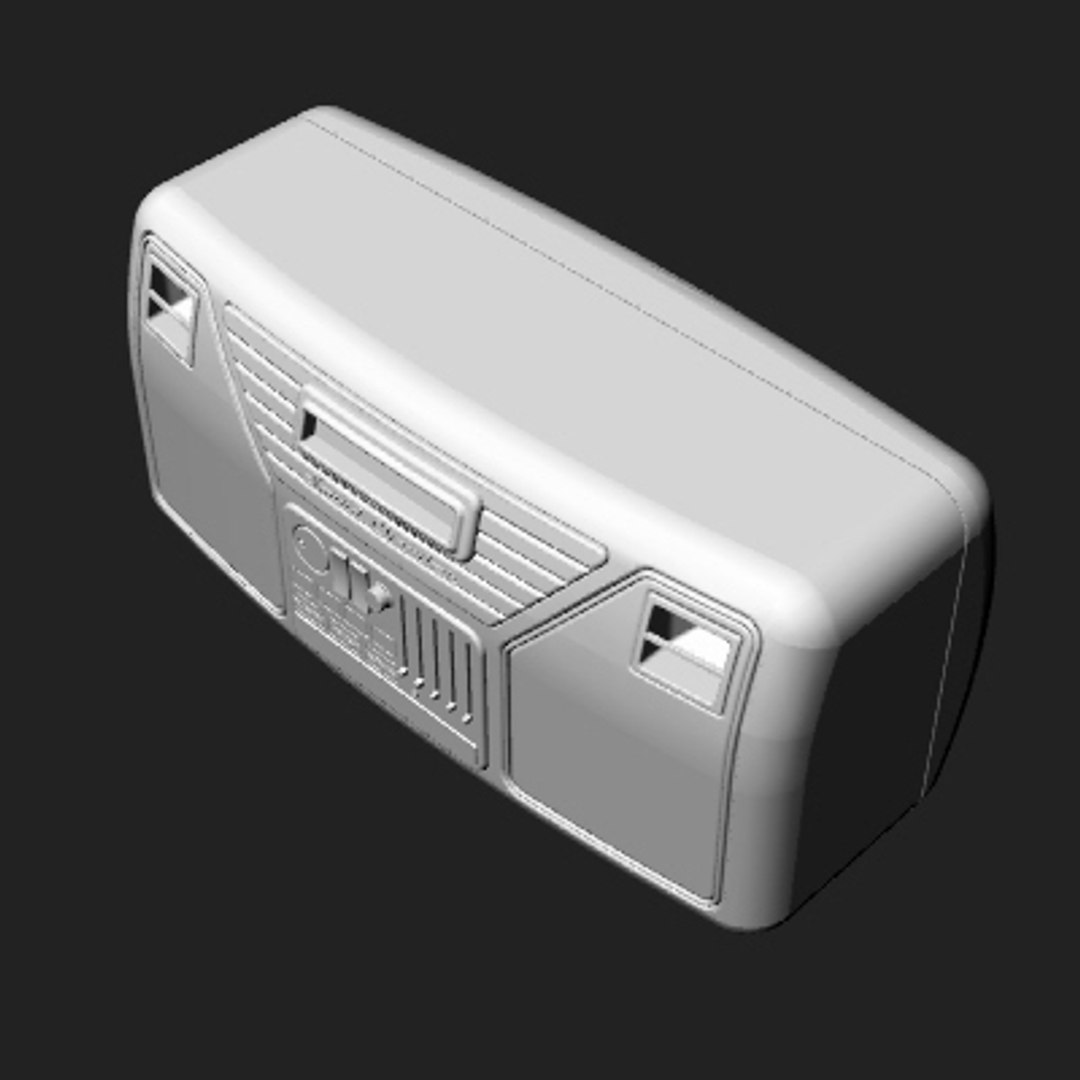 Radio 3d Model