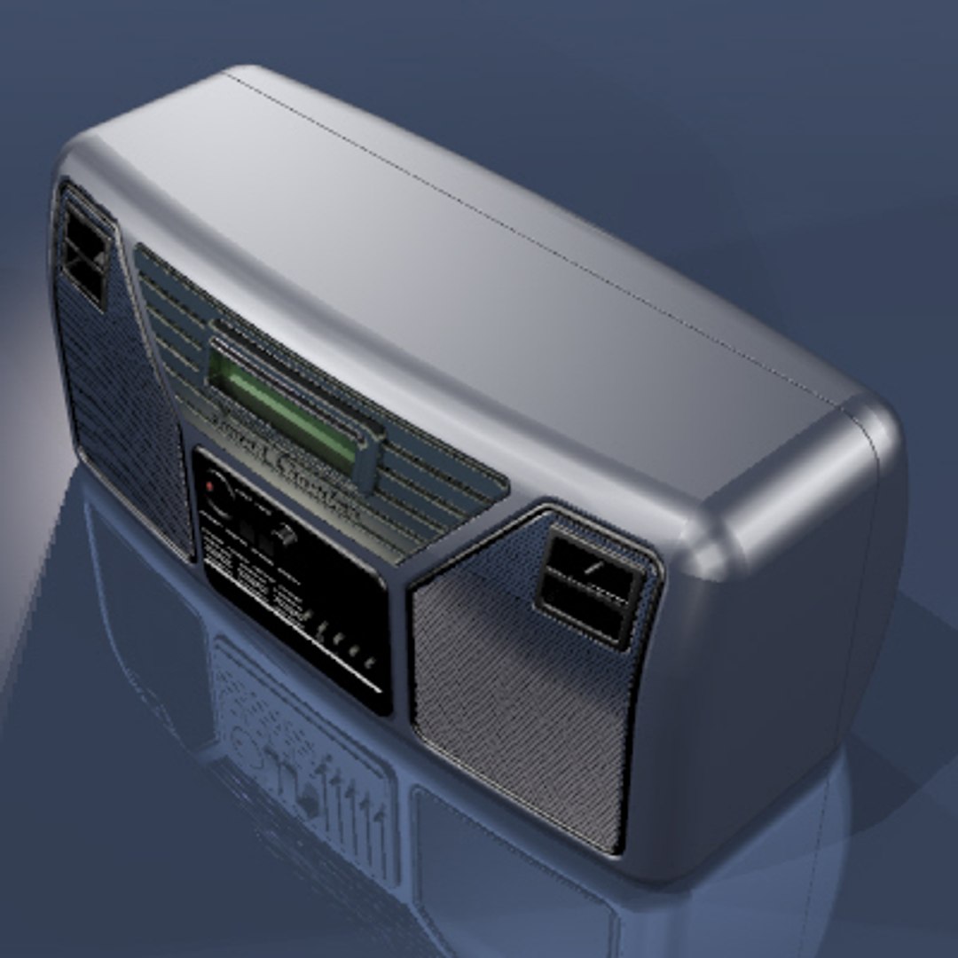 Radio 3d Model