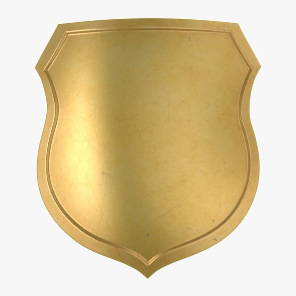 Gold shield 02 3D - TurboSquid 1575809